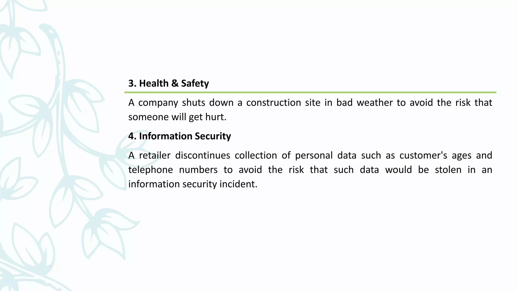 Risk avoidance | PPTX