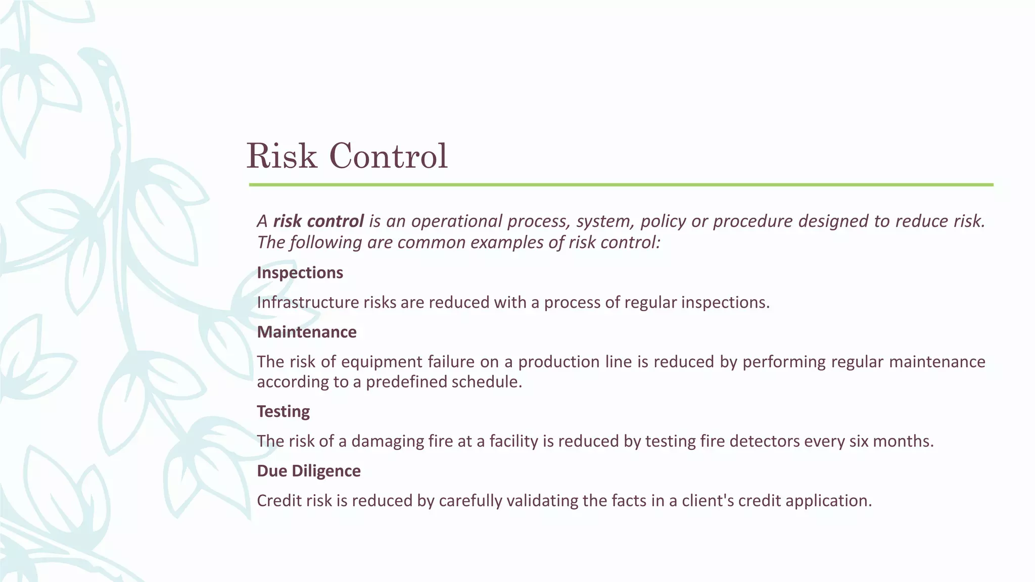 Risk avoidance | PPTX