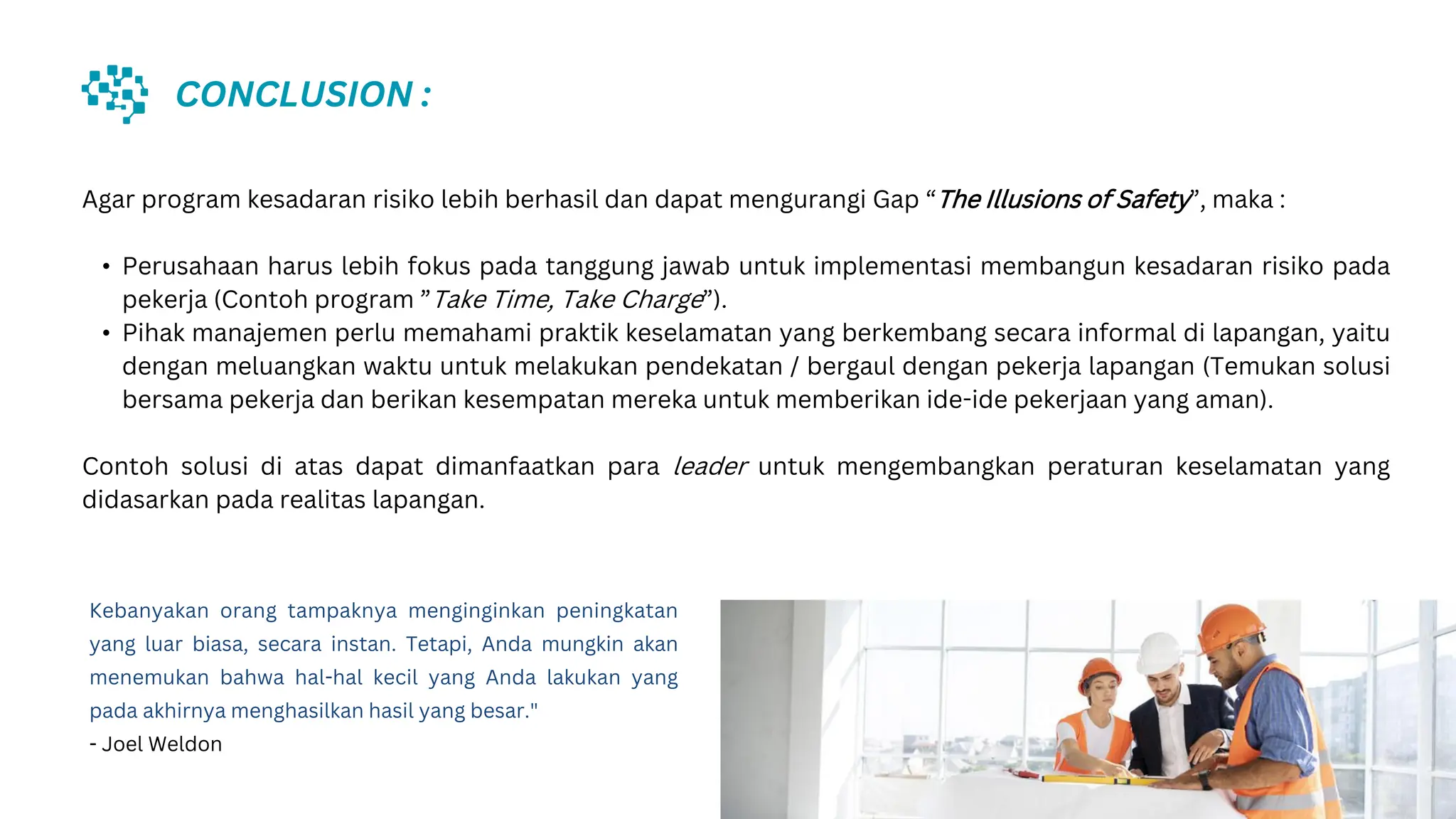 Risk Awareness Program As an Effort to Improve Safety Culture | PDF