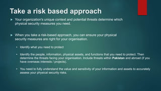 Risk based approach | PPSX | Logistics | Business