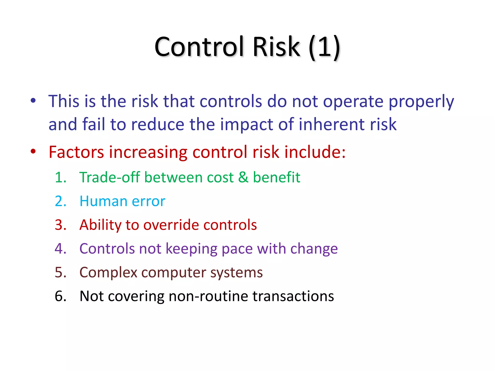 Risk Based Approach to Auditing Financial Statements.pptx | Stocks and ...