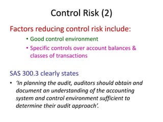 Risk Based Approach to Auditing Financial Statements.pptx | Stocks and ...