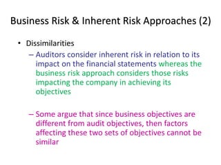 Risk Based Approach to Auditing Financial Statements.pptx | Stocks and ...