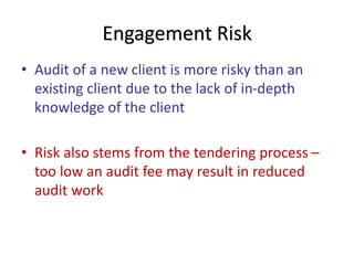 Risk Based Approach to Auditing Financial Statements.pptx | Stocks and ...