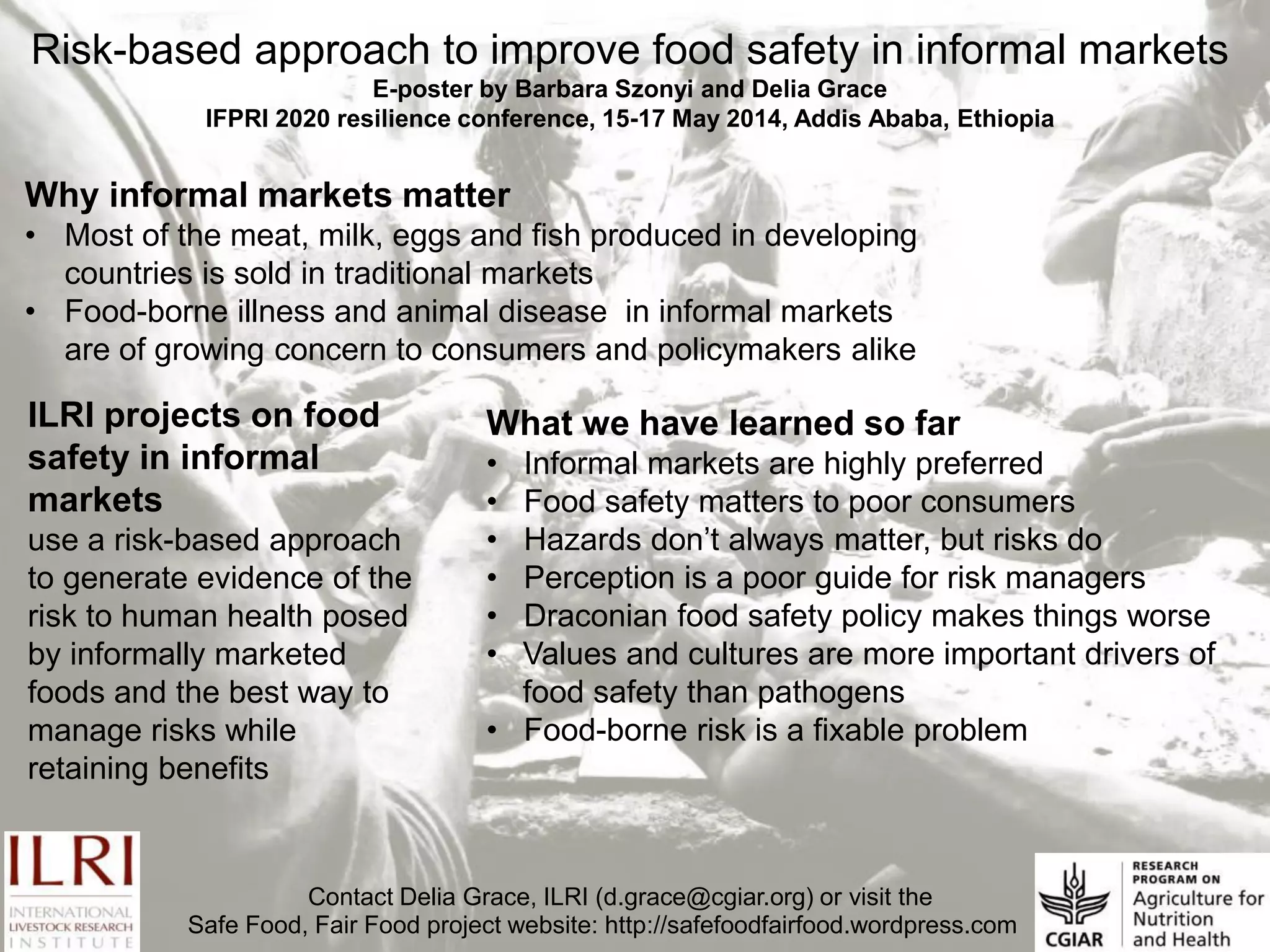 Risk-based approach to improve food safety in informal markets | PDF