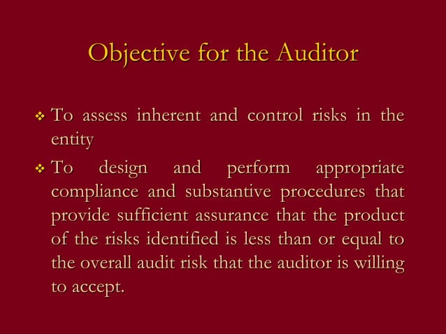 Risk Based Audit Approach | PPT | Business Accounting & Finance | Business