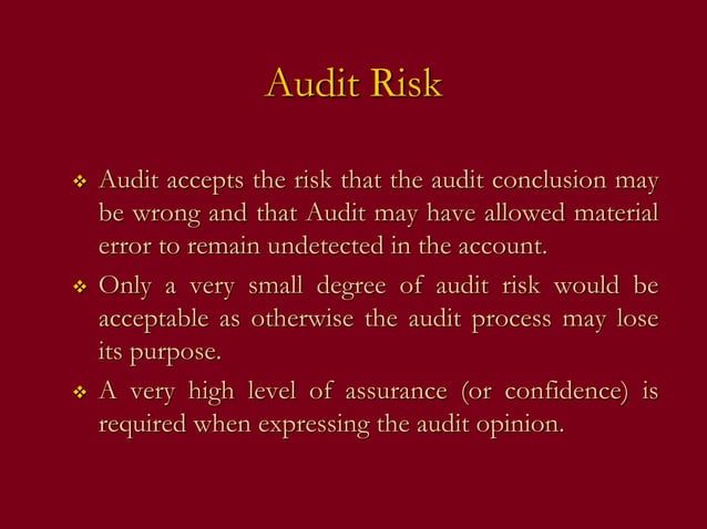 Risk Based Audit Approach | PPT | Business Accounting & Finance | Business