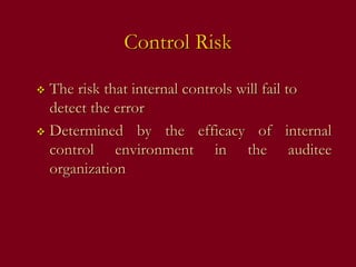 Risk Based Audit Approach | PPT
