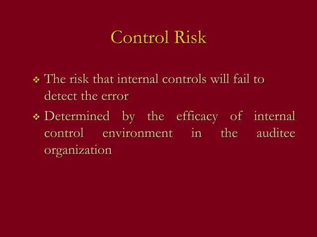 Risk Based Audit Approach | PPT | Business Accounting & Finance | Business
