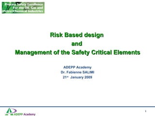 Risk Based Design & SCE | PPT