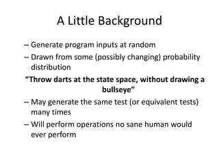 Risk based testing and random testing | PPTX