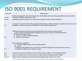 Risk based thinking | PDF