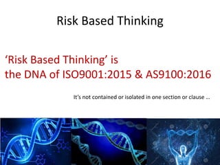 7Epsilon Risk Based Thinking - ASQ International Conference on Quality ...