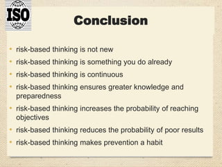 RISK BASED THINKING IN ISO 9001 2015.pptx