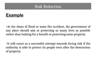 Risk benefit analysis & Reducing Risk.ppt