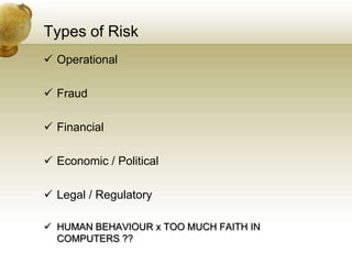 Risk and Opportunities | PPTX