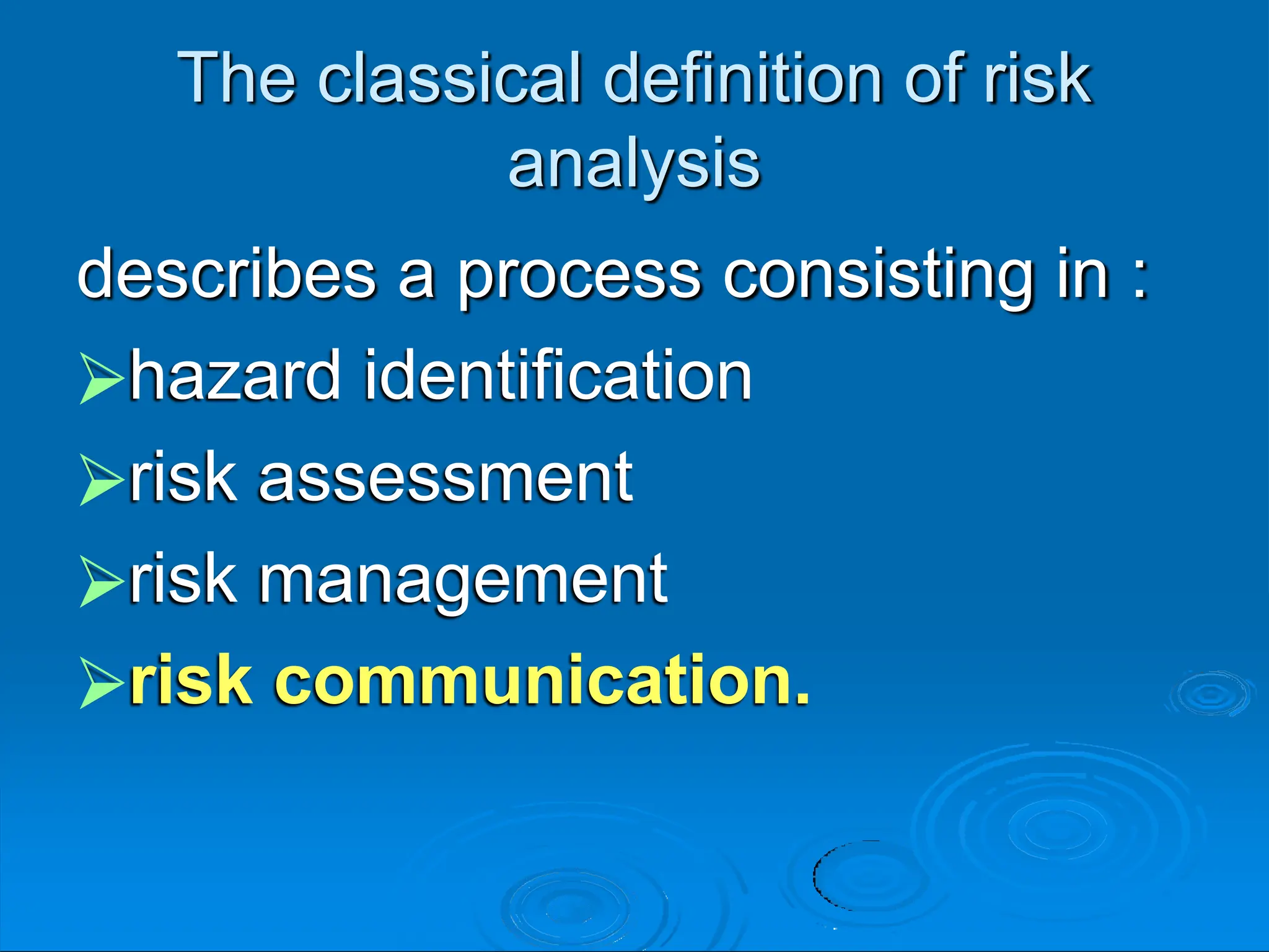 Risk communication Introduction & application | PPTX
