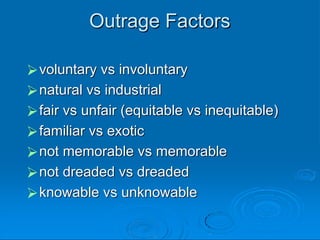 Risk communication Introduction & application | PPTX | Business ...