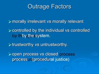 Risk communication Introduction & application | PPTX | Business ...