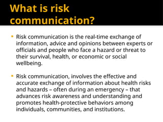 Risk Communication.pptx business presentation | PPT