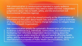 Risk Communication | PPTX