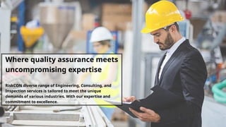 RiskCON Quality Assurance Testing Services | PPTX