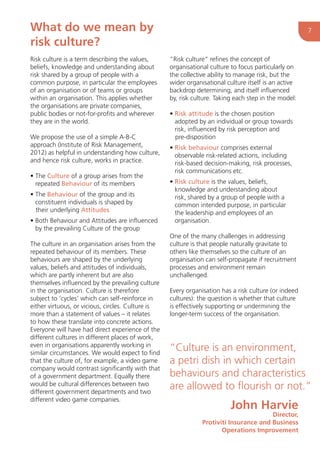 Risk culture - IRM PROTIVITI | PDF