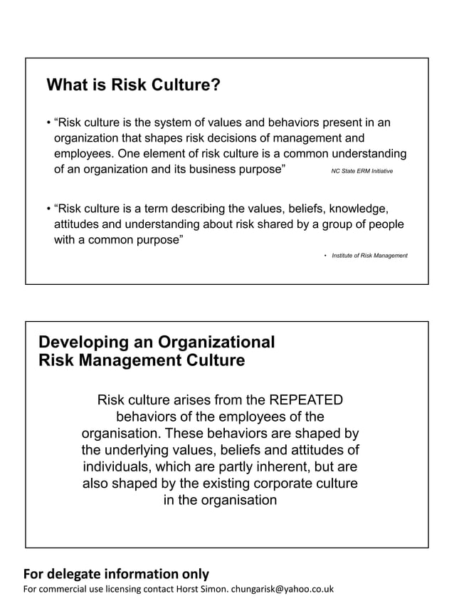 Risk Culture Building A Strategic Approach To Risk Management Pdf