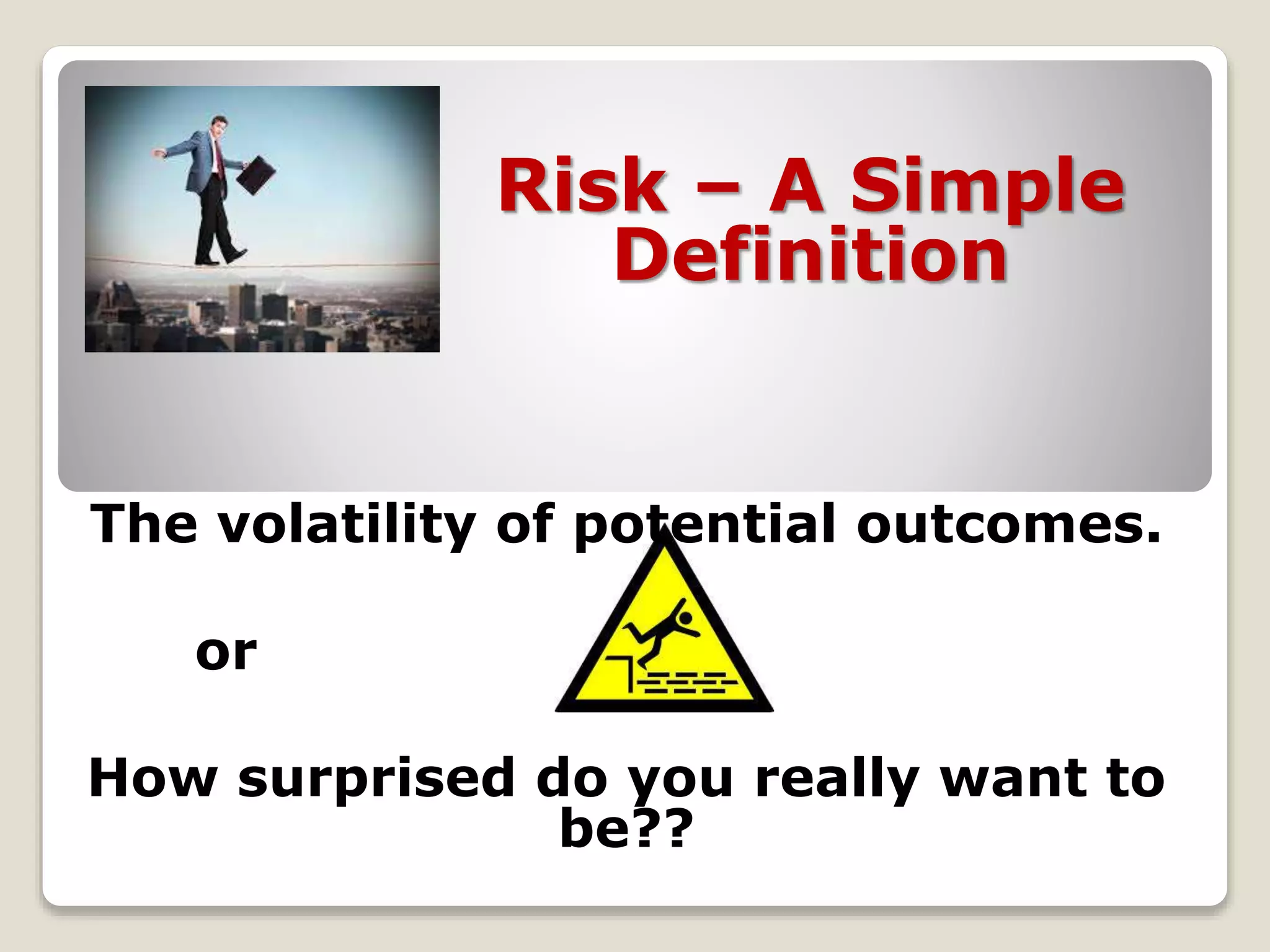 Risk definition | PPTX