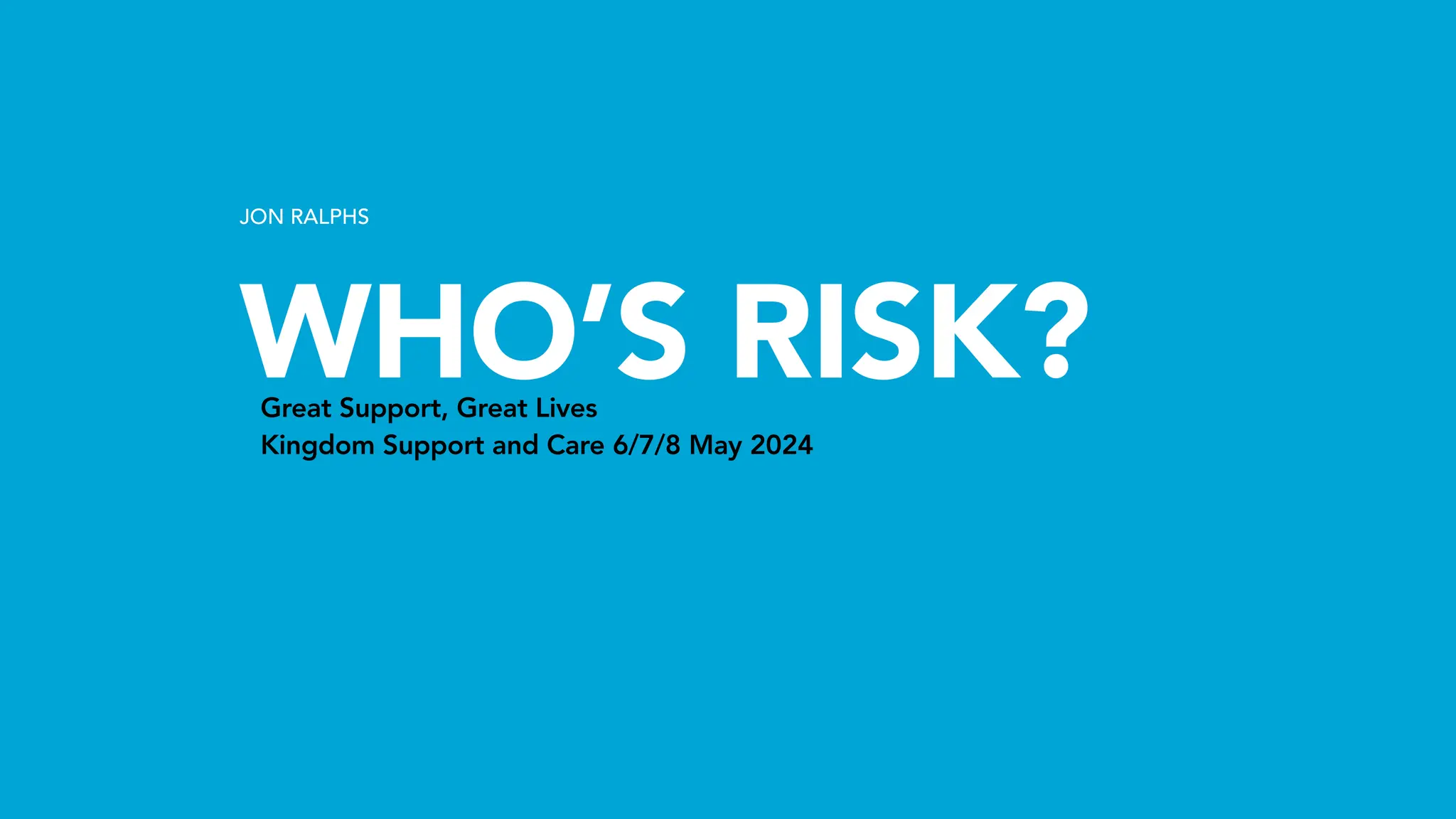 Who's Risk? Risk enablement thought person centred approaches. | PPT