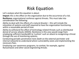 Risk Equation | PPT