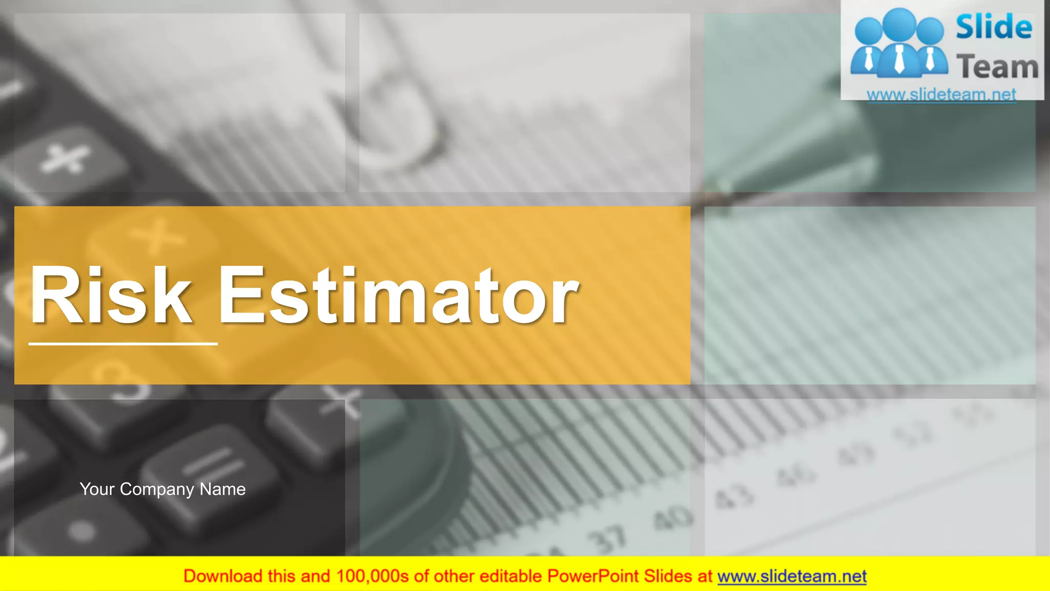 Risk Estimator PowerPoint Presentation Slides | PPT