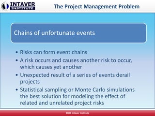 Risk Event Modeling and Event Chains | PPT