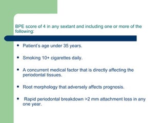 Risk factors in Periodontal Disease | PPT