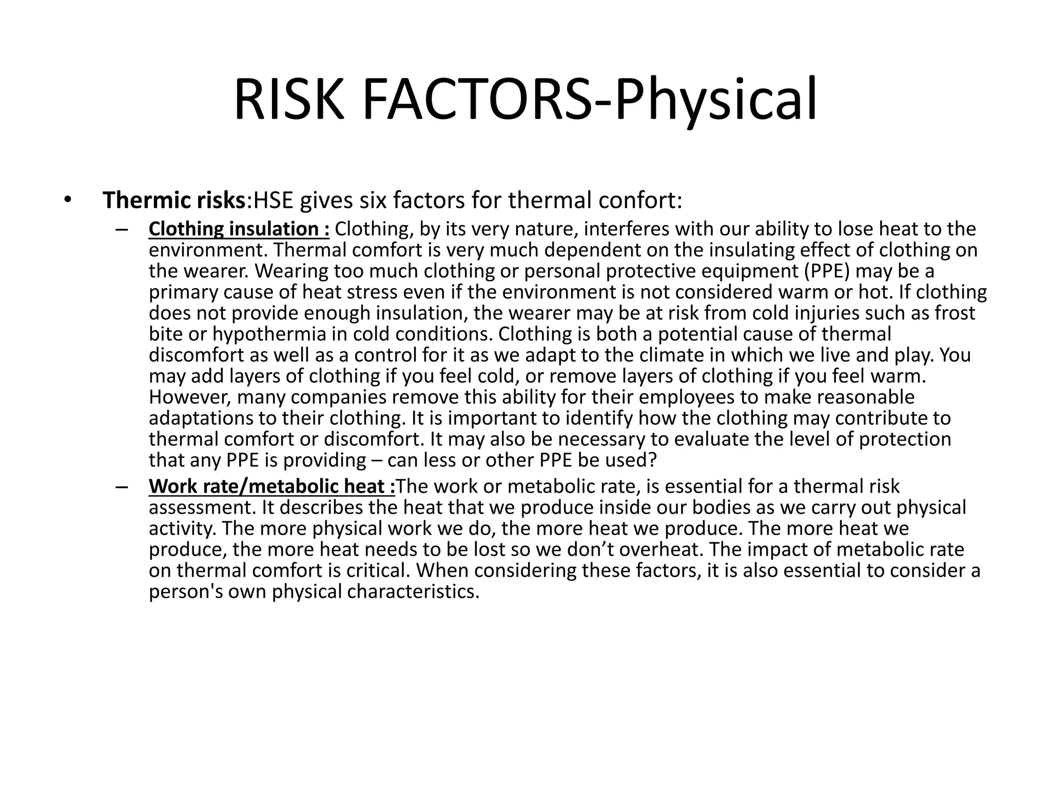 All you need to know about risk factors | PPTX