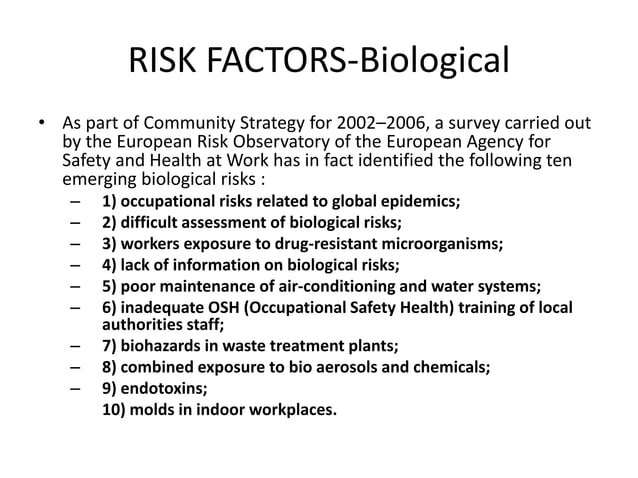 All you need to know about risk factors | PPT