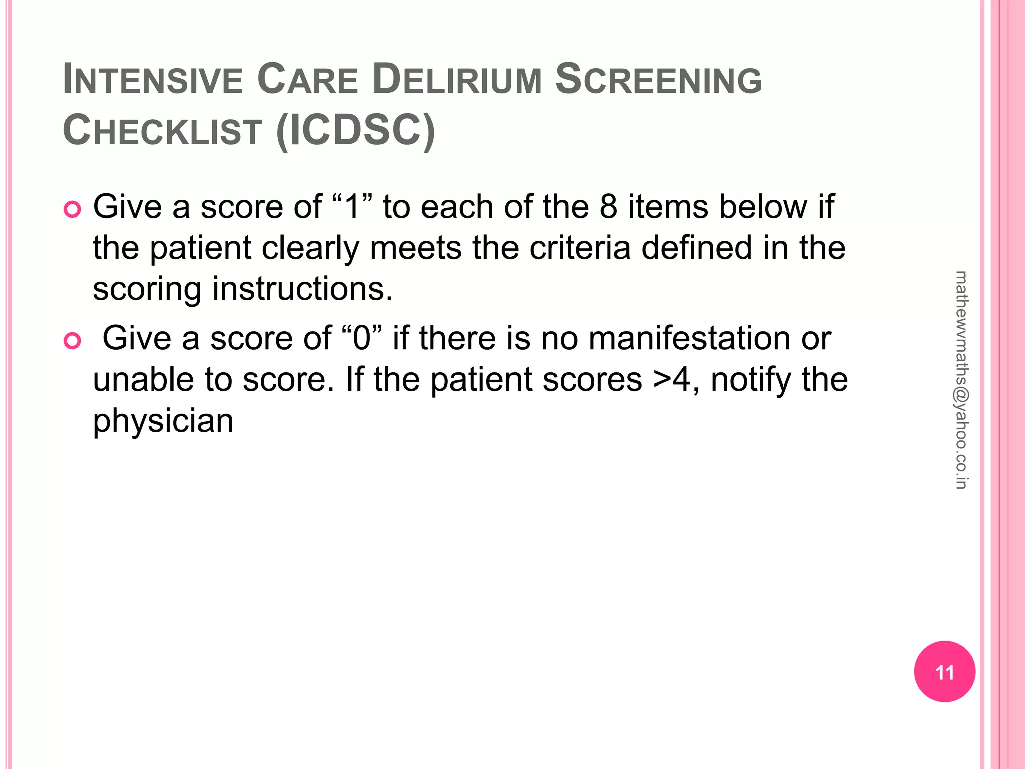 Risk factors and assessment of patient with intensive | PPTX