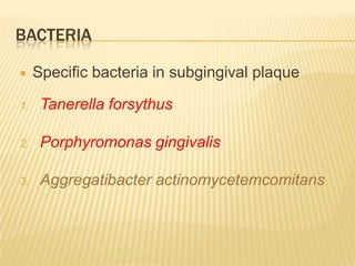 Risk factors and risk assessment of periodontal disease. | PPTX