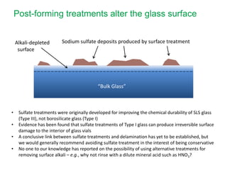Risk factors associated with glass delamination | PPTX
