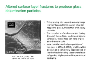 Risk factors associated with glass delamination | PPTX