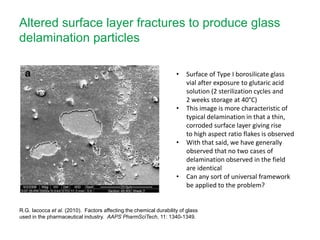 Risk factors associated with glass delamination | PPTX