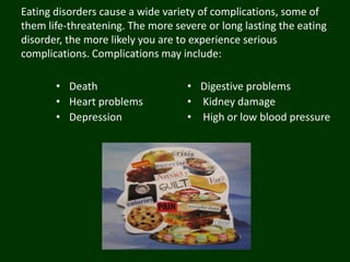 Risk Factors of Eating Disorders | PPTX