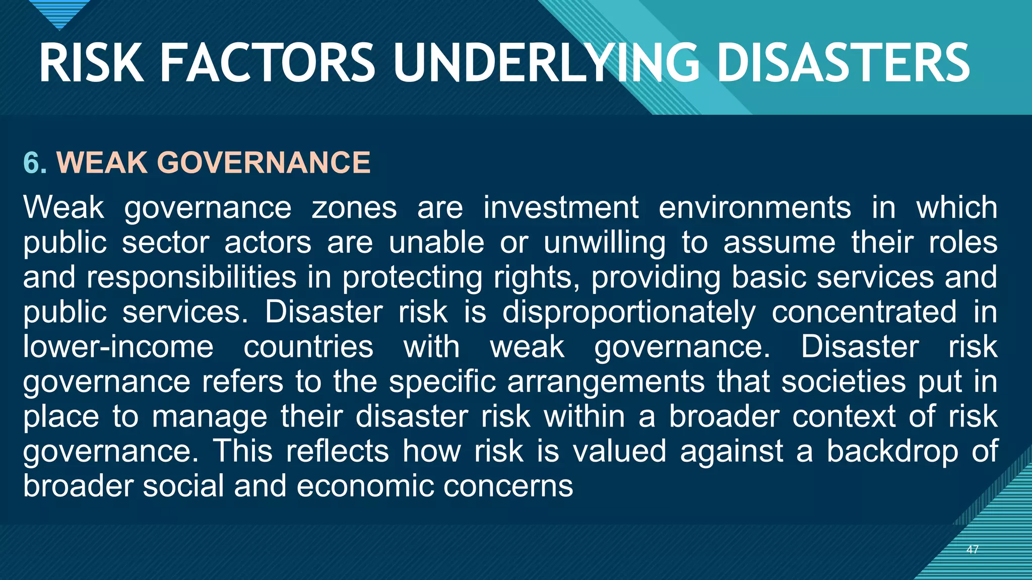 RISK FACTORS UNDERLYING DISASTERS.pptx