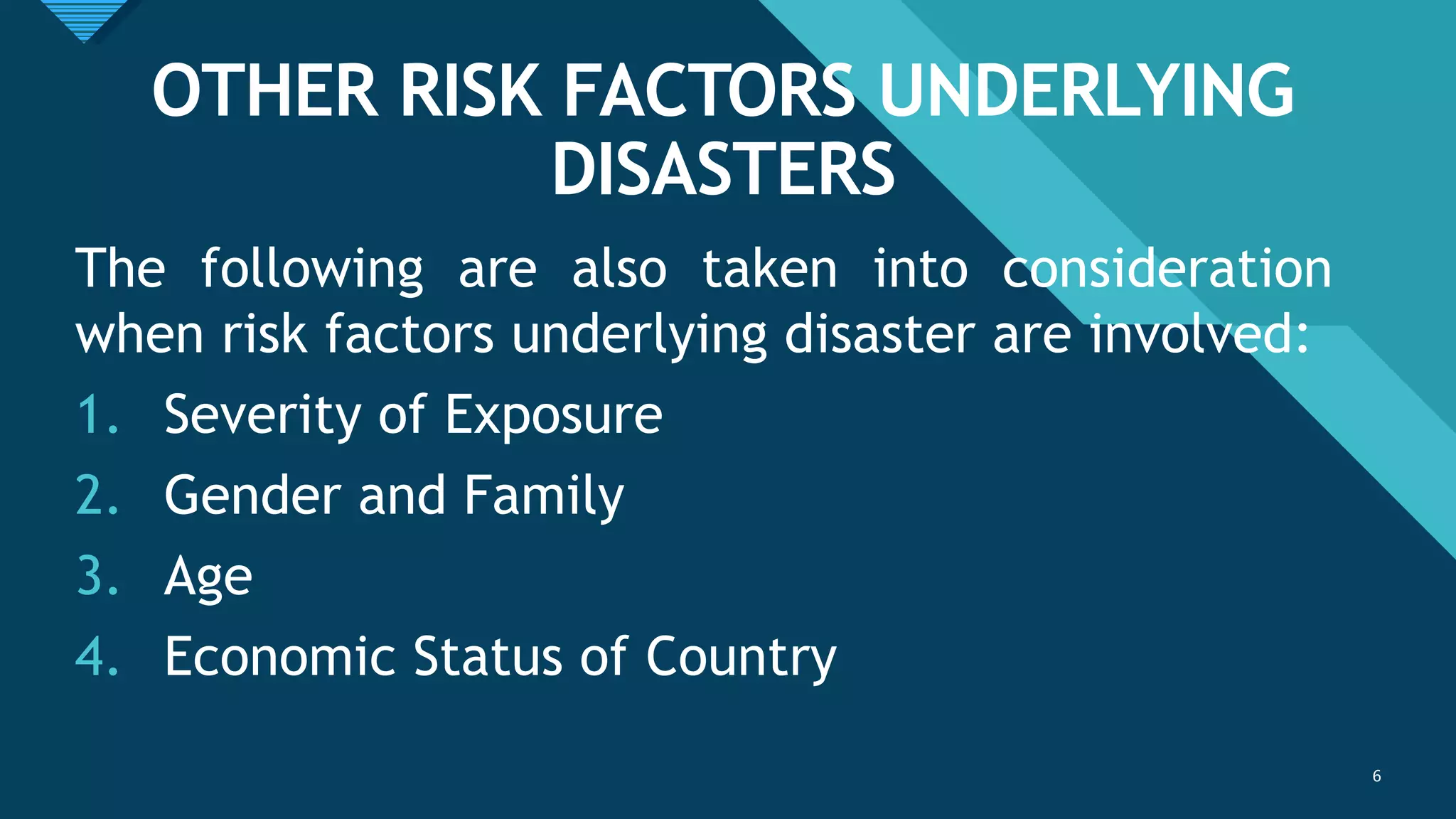 RISK FACTORS UNDERLYING DISASTERS.pptx