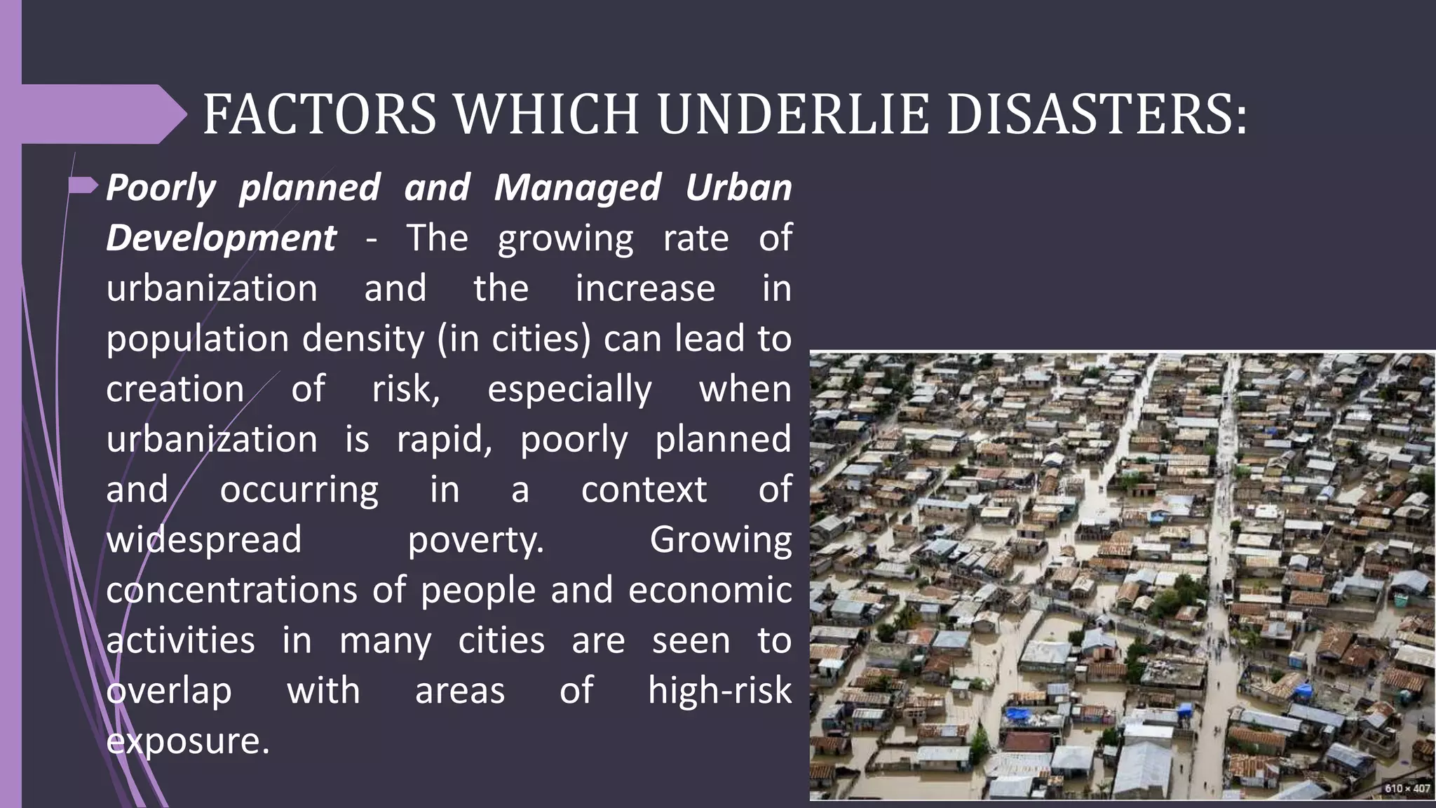 RISK FACTORS UNDERLYING DISASTERS Lesson 2.pptx