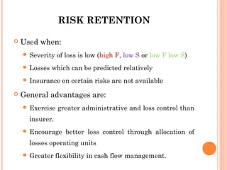 Risk financing | PPT