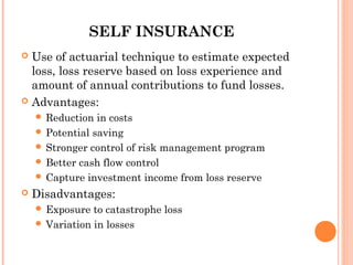 Risk financing | PPT