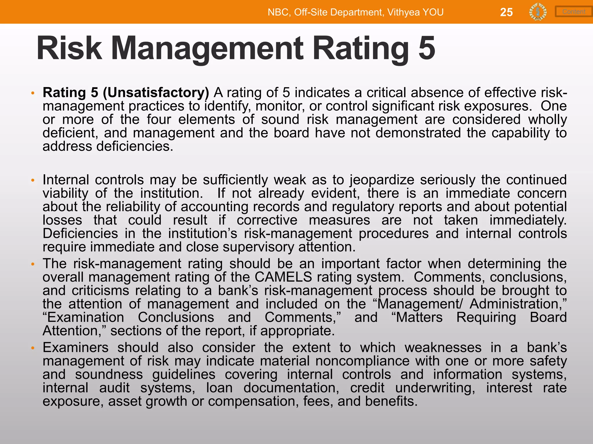 Risk Based Supervision file | PDF