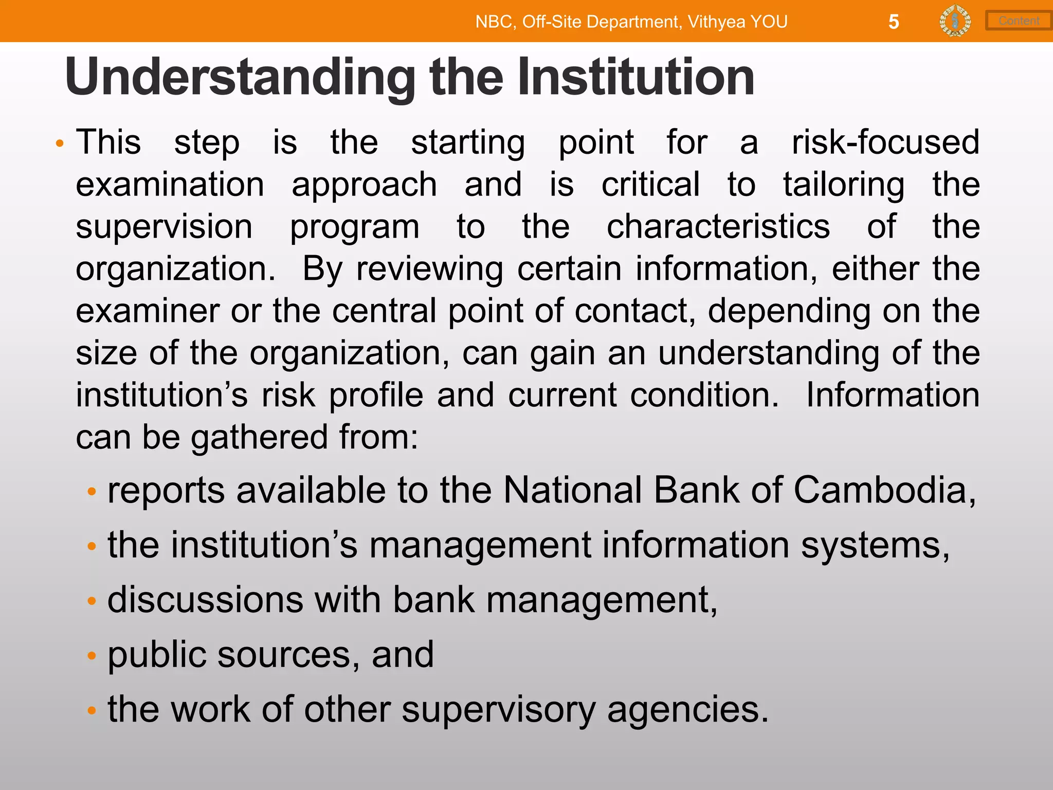 Risk Based Supervision file | PDF