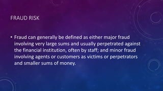 Risk, Fraud Management and Current Issues and Challenges for Digital ...